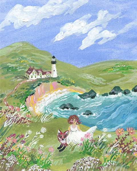 Fox and a Lighthouse – Flora Forager